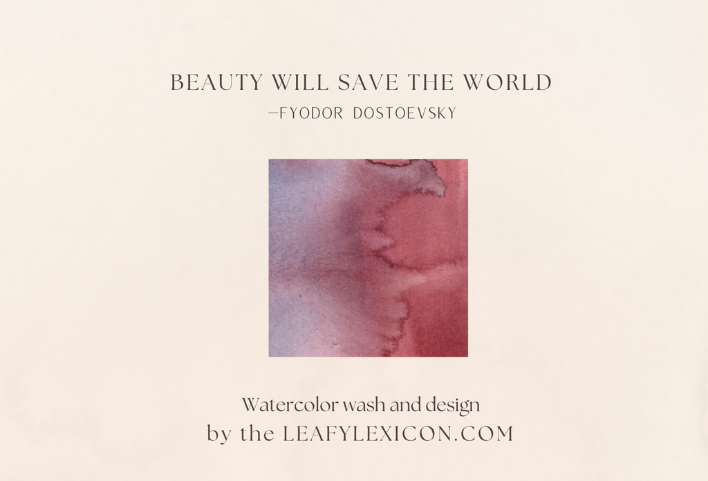 Preserve, BEAUTY—greeting card – Leafy Lexicon